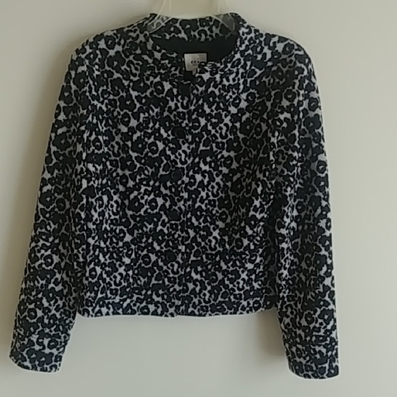 ECI | Jackets & Coats | Eci New York Leopard Print Buttondown Jacket ...